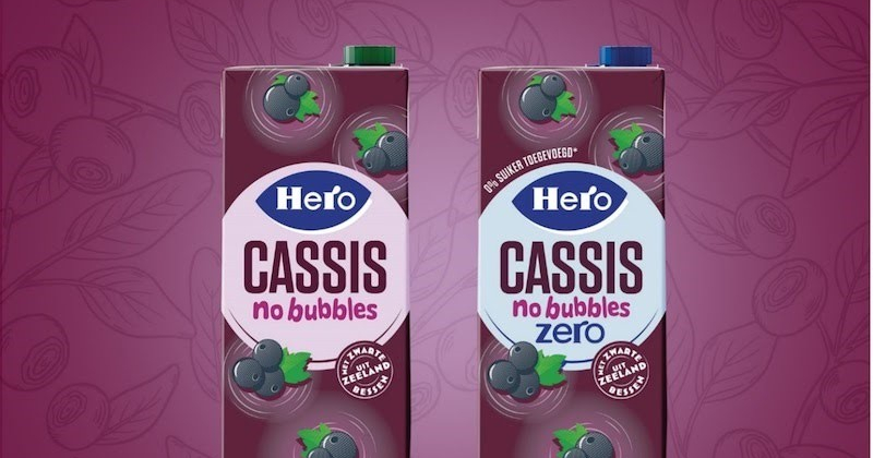 Hero Cassis in nieuwe verpakking