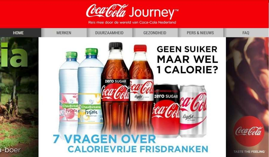 Coca-Cola vertelt verhaal dranken en ingrediënten