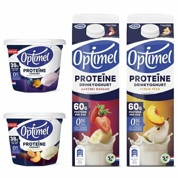 Optimel lanceert productlijn met extra eiwitten