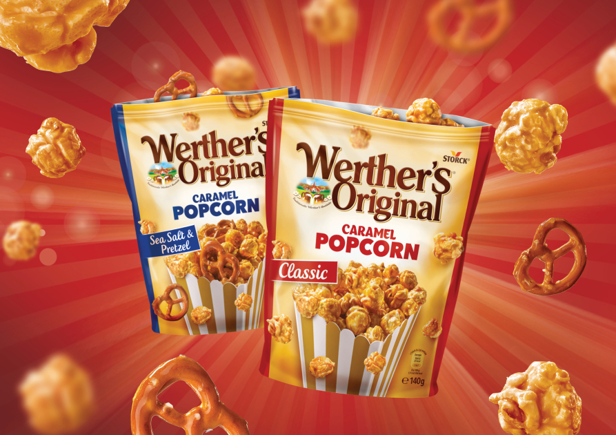 Werther’s Original nu ook als popcorn
