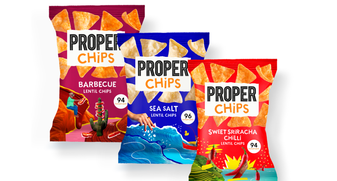 Nieuw: Proper chips, op basis van linzen