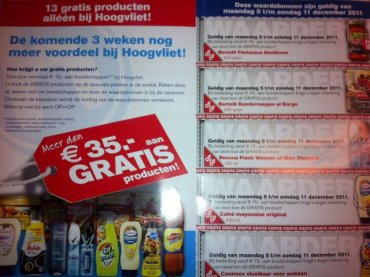 Hoogvliet deelt Unilever-producten uit