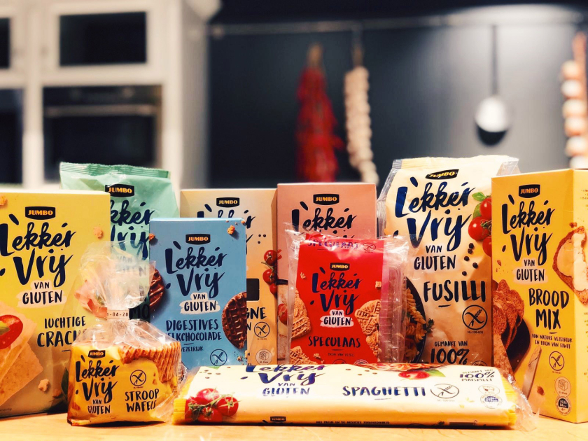 Jumbo breidt glutenvrij assortiment uit met eigen lijn