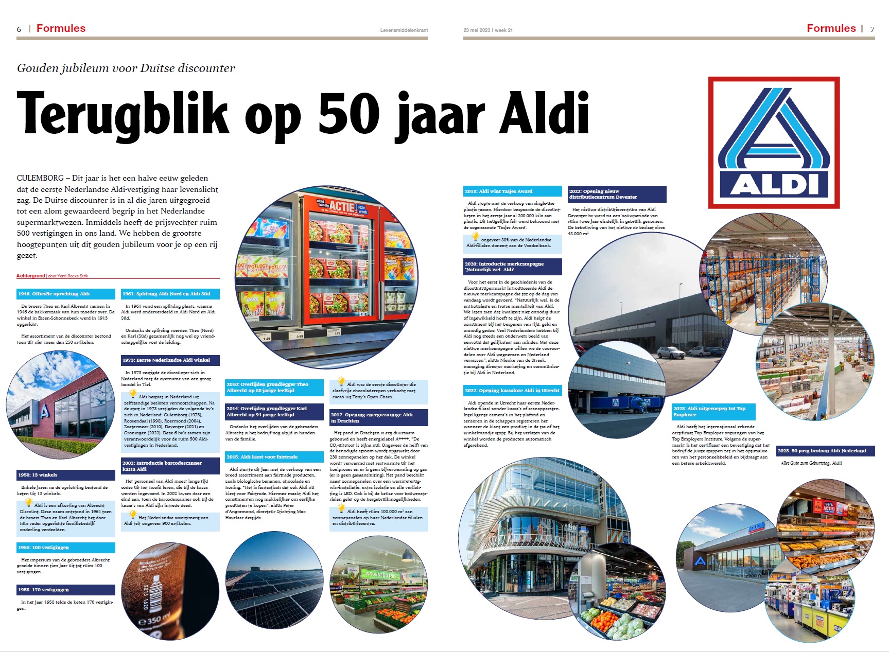 Gouden jubileum voor Duitse discounter: een terugblik op 50 jaar Aldi