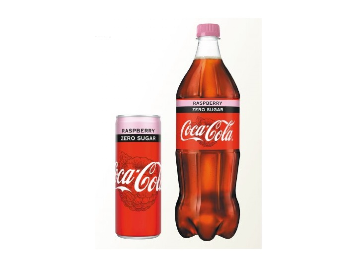 Zomerse smaken met coca-cola zero sugar raspberry