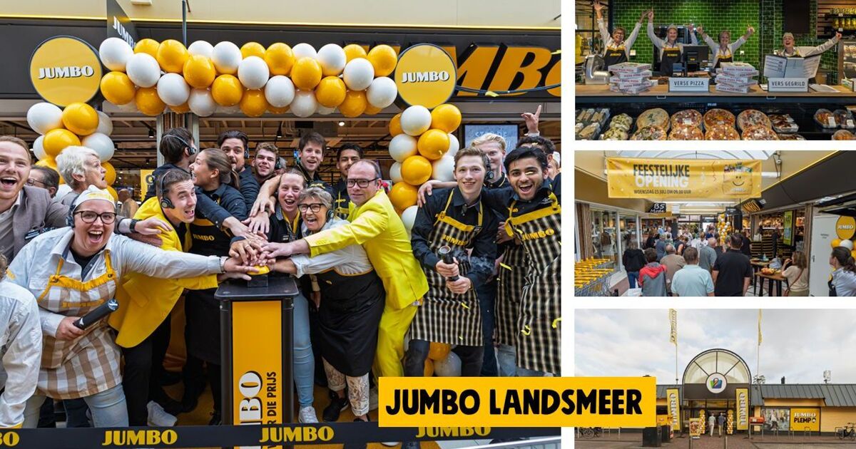 Jumbo opent twee vernieuwde winkels