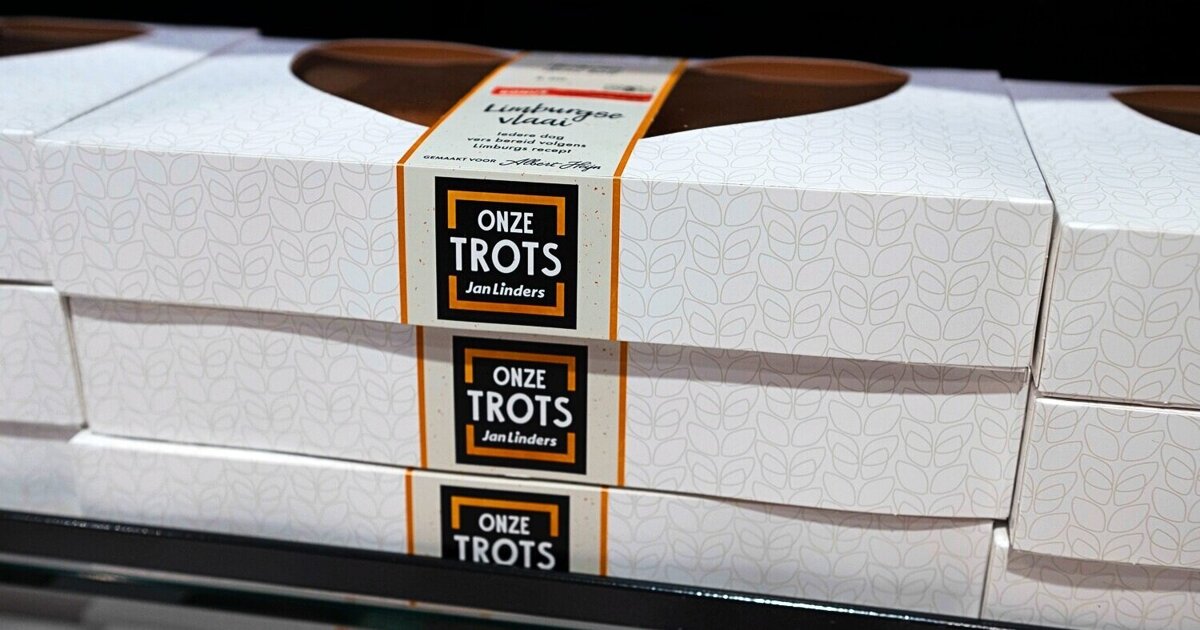 Onze Trots vlaaien nu bij alle Albert Heijn’s van Jan Linders