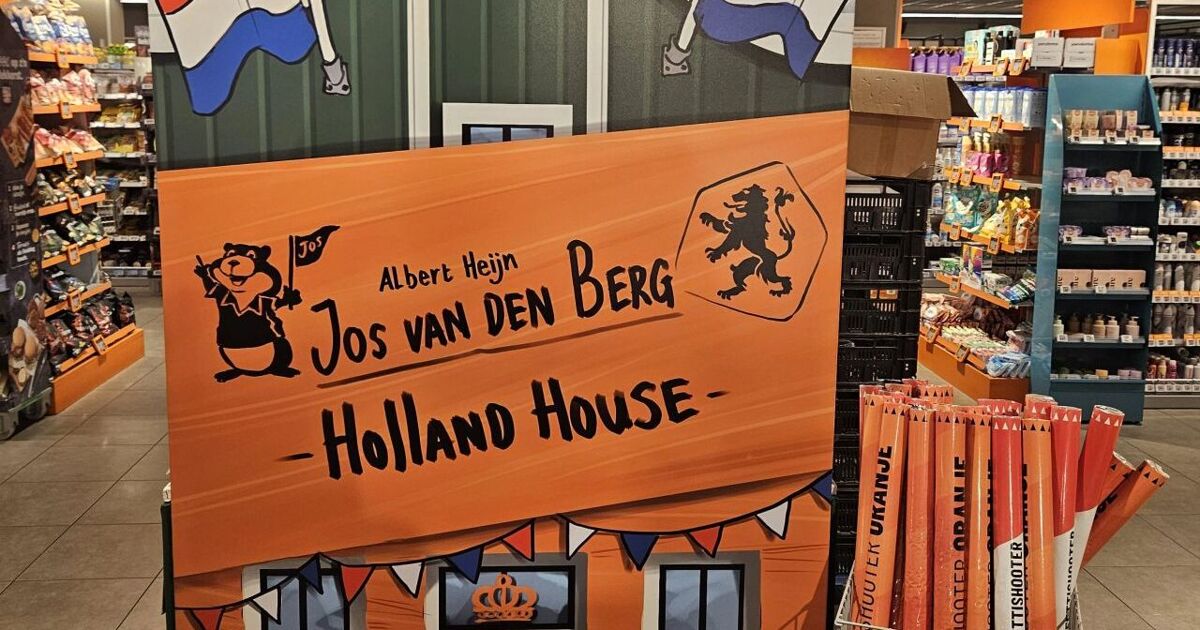 Een oranje supermarkt: AH Jos van den Berg pakt uit voor WK