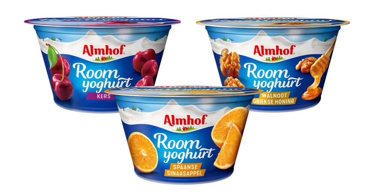 Vernieuwd! Almhof roomyoghurt porties!