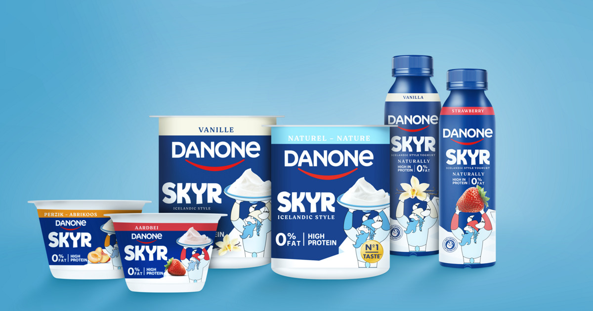 Danone introduceert Skyr portfolio in Nederland