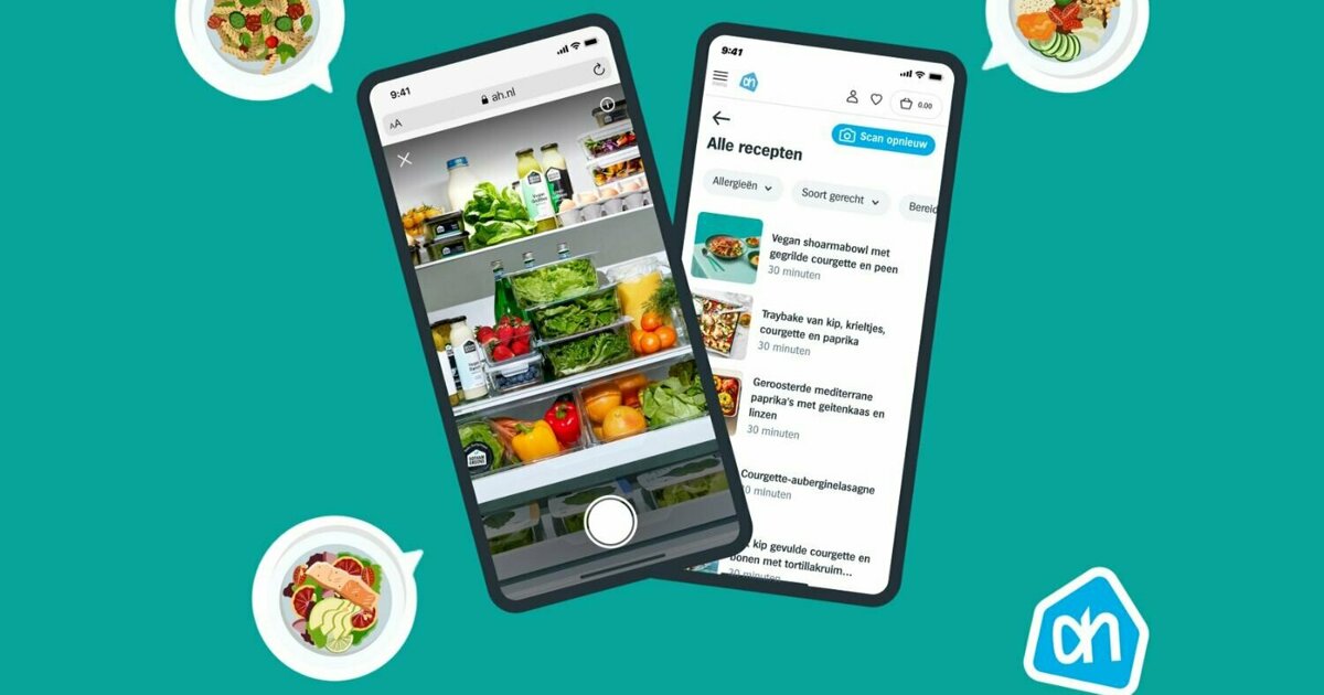 AH lanceert AI Scan & Kook in de app