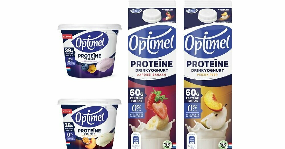Optimel lanceert productlijn met extra eiwitten