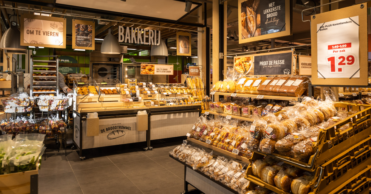 Brood van gisteren bij Plus