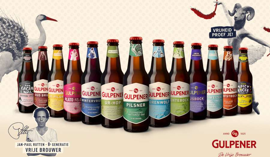 Nieuwe etiketten voor Gulpener